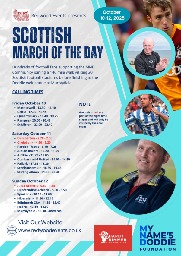 Scottish March Of The Day – Darby Rimmer MND Foundation